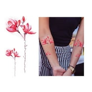 HSMQHJWE Skin Barrier Film Ink Colorful Flower Tattoo Stickers ...