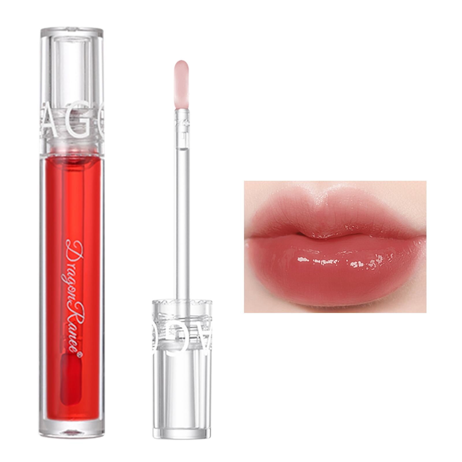 ERTUTUYI Lip Gloss Lipstick Lip Gloss Mirror Water Glossy Lip Glaze ...