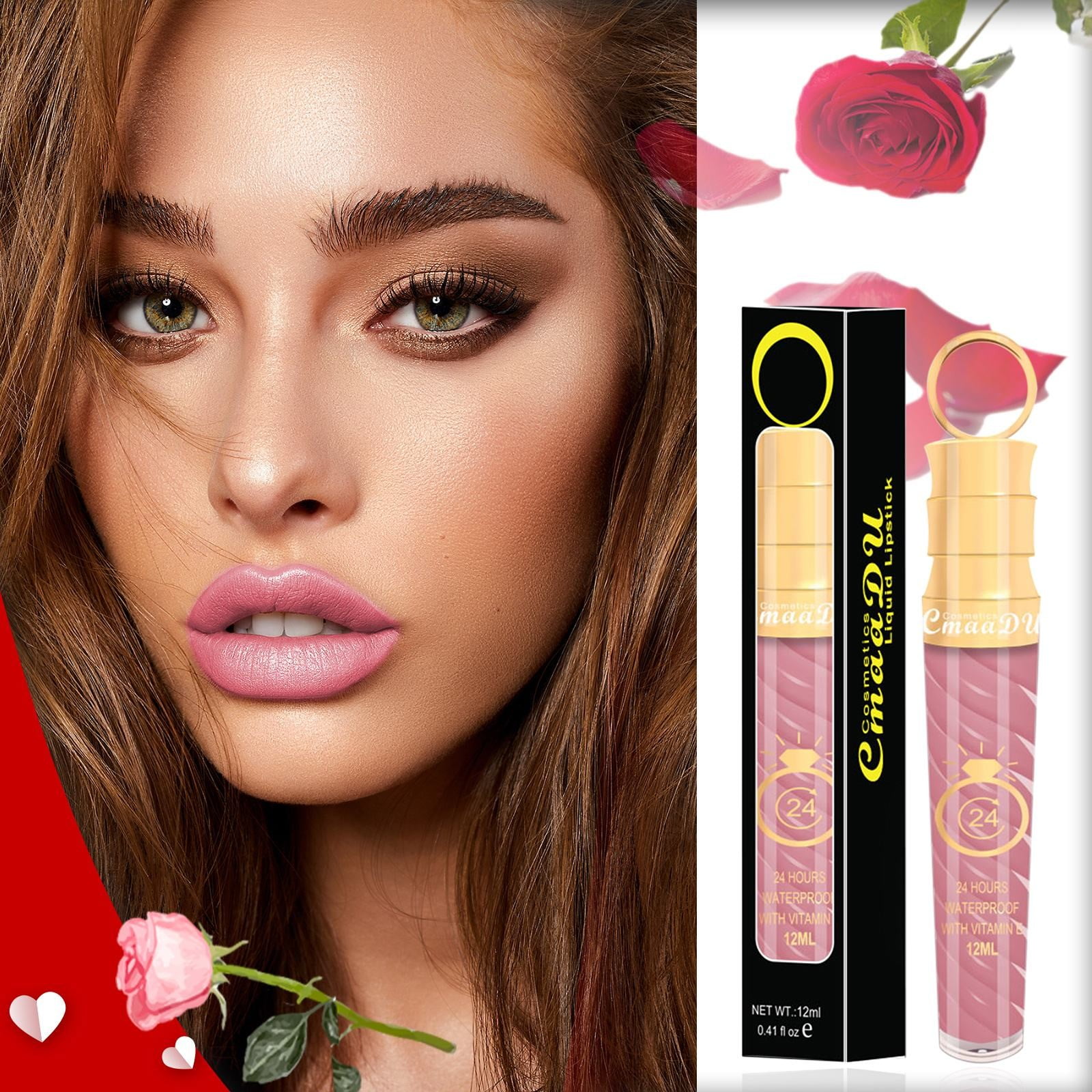 ERTUTUYI Lipstick Lipstick Lip Gloss Threaded Silk Lipstick Matte Lip ...