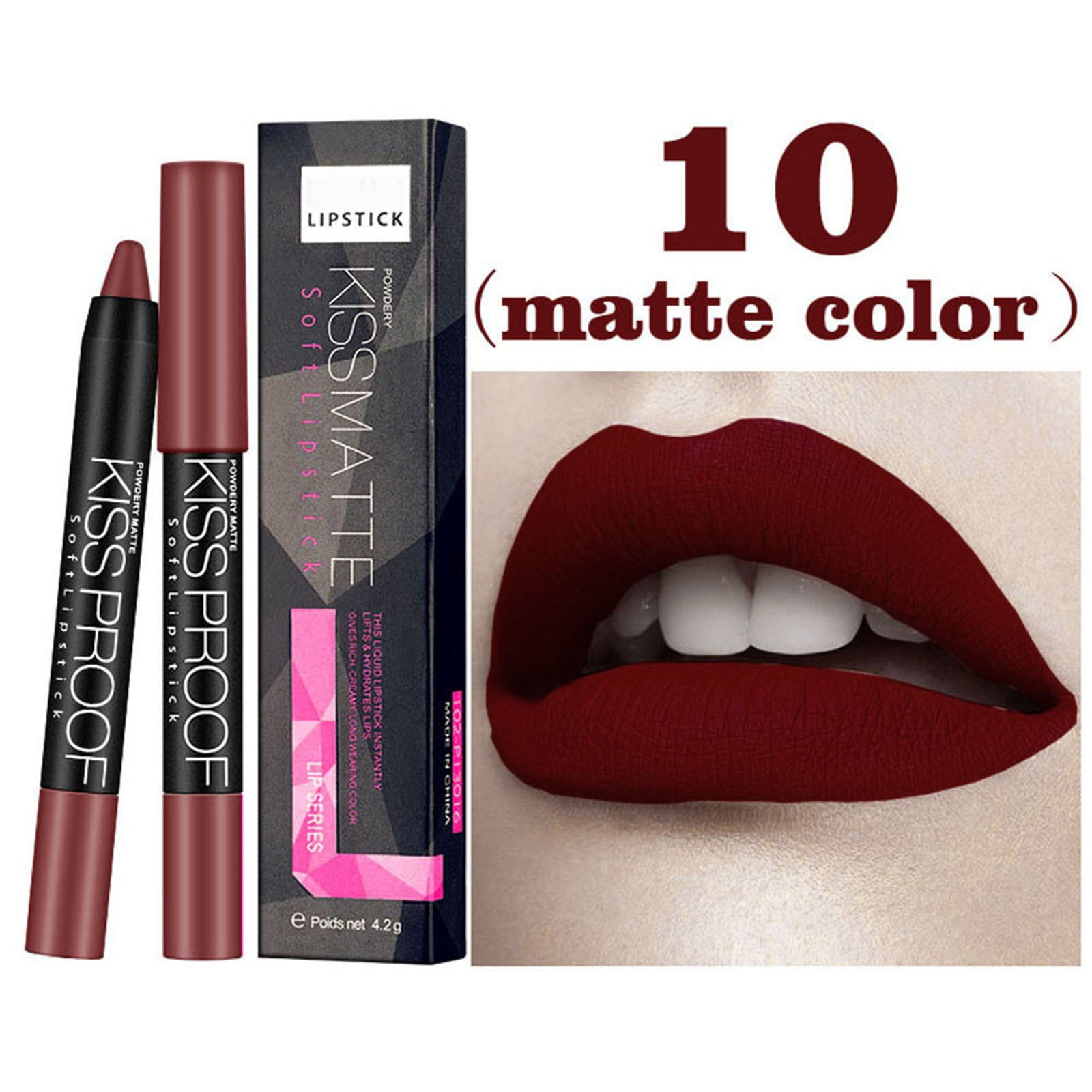 ERTUTUYI Lipstick Lipstick Lip Gloss Waterproof Lipstick Pumpkin Color ...