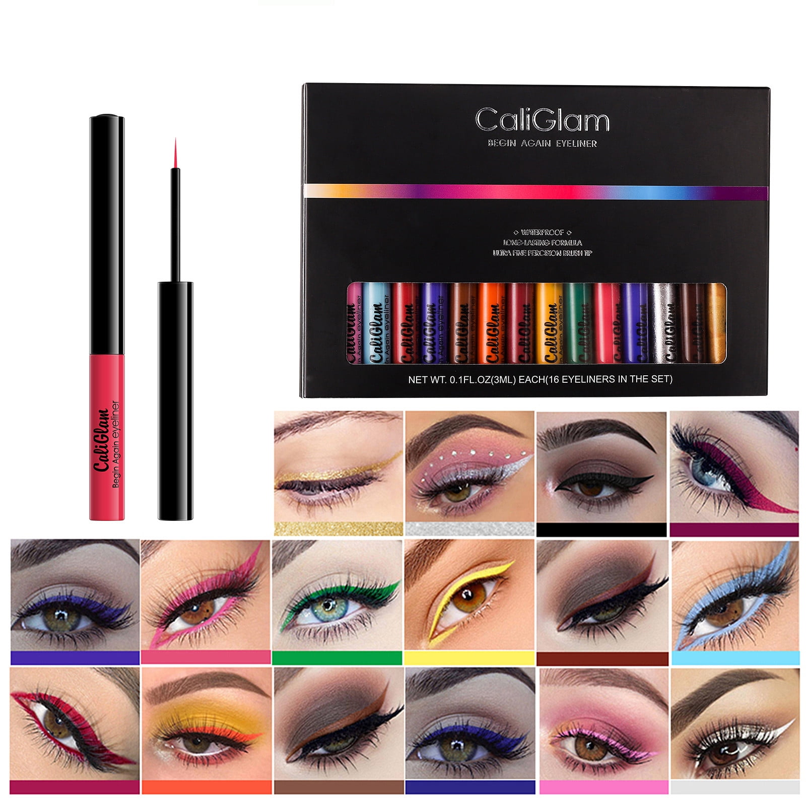 ERTUTUYI Cosmetics Liquid Eyeliner Color Liquid Eyeliner Eyeliner Gel ...