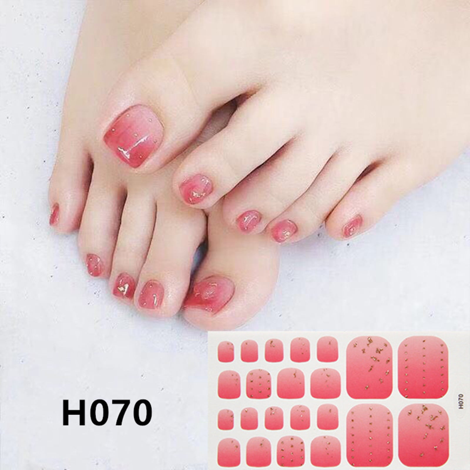 ERTUTUYI Nail Care Star Moon Nail Stickers Hot Gold Nail Stickers Foot ...