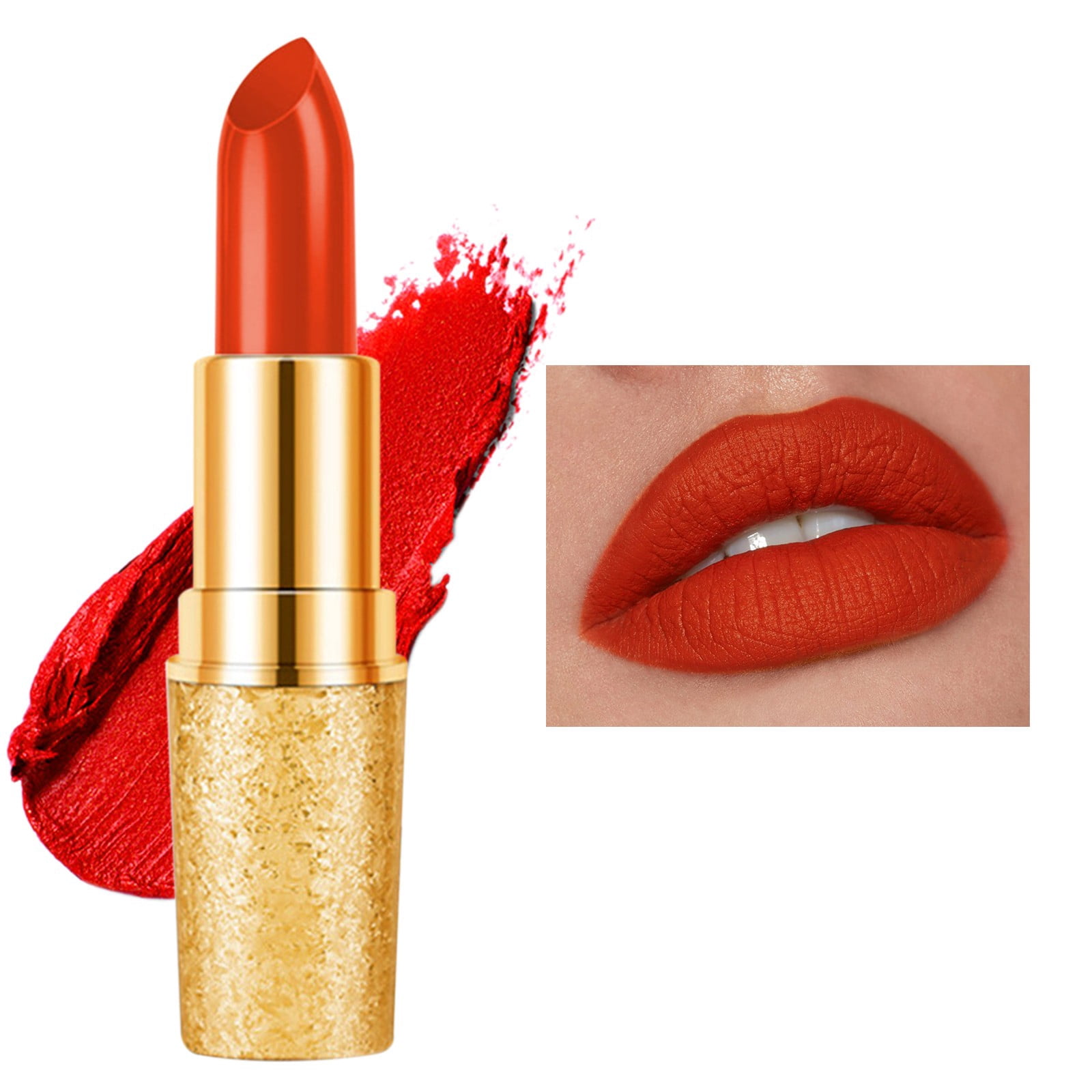 ERTUTUYI Velvet Lipstick Waterproof Long Lasting Non Stick Cup Not Fade ...