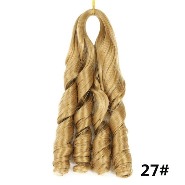 ERTUTUYI Hair Extensions Wigs Large Curl Wig Big Wave Braid Wig Hair ...