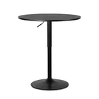 ERTWER Adjustable height kitchen bar counter table, modern circular ...