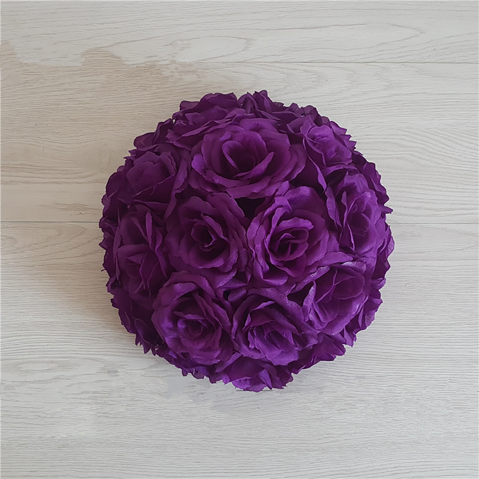 ERTZAE 3Pc 5"Plastic Rose Flower Ball,Realistic Wedding/Home Decor ...