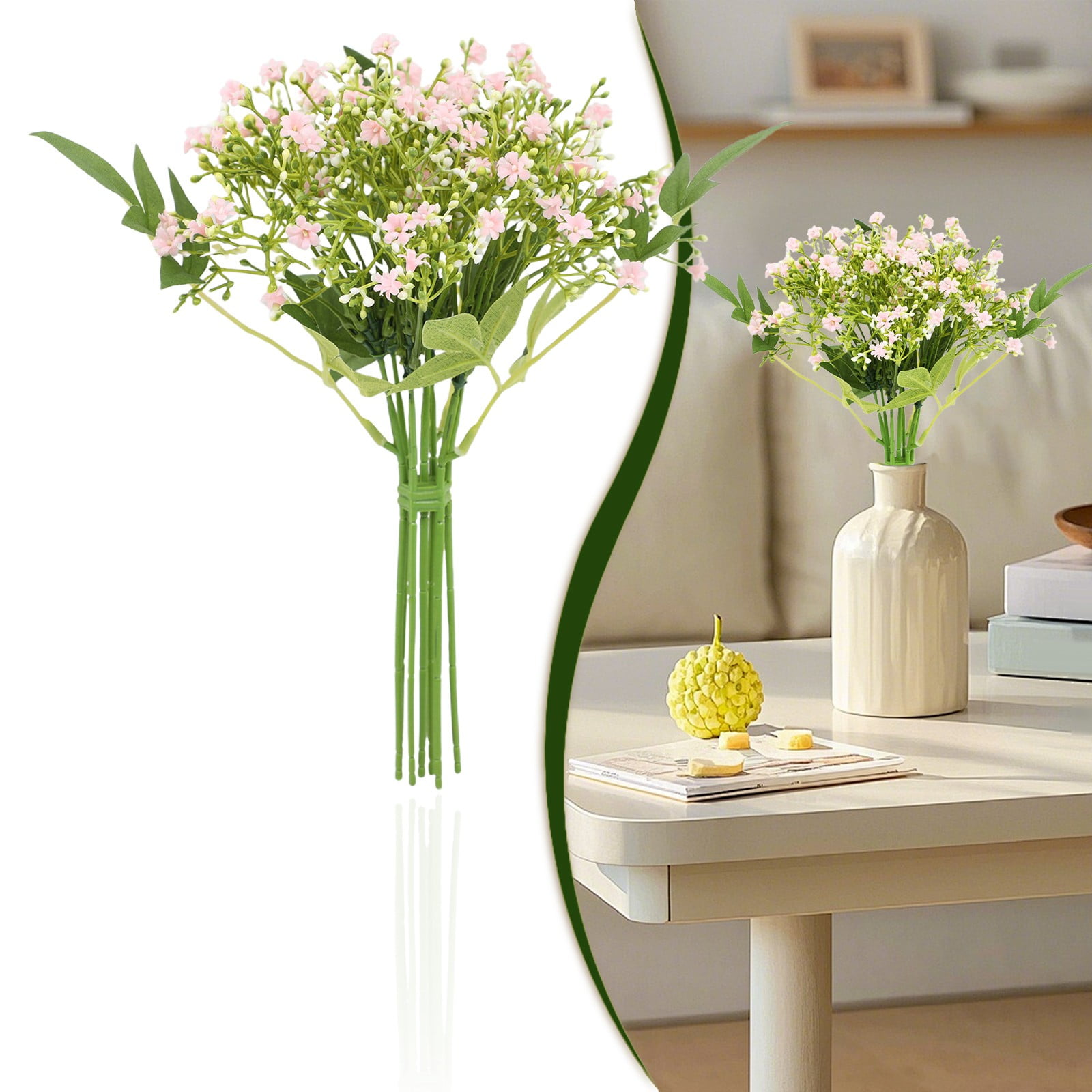ERTZAE Lifelike Artificial Star Flower Bouquets,Full-Looking Wedding ...
