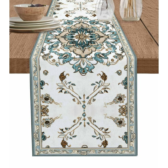ERUNPONLY Rustic Boho Table Runner - 72 Inch Long Southwest Aztec ...