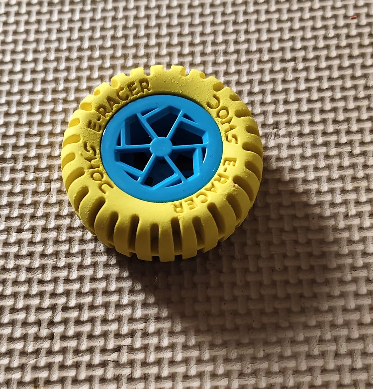 ERacer Tyre Shape Eraser 2 inch Yellow Colour 2 Pcs - Walmart.com