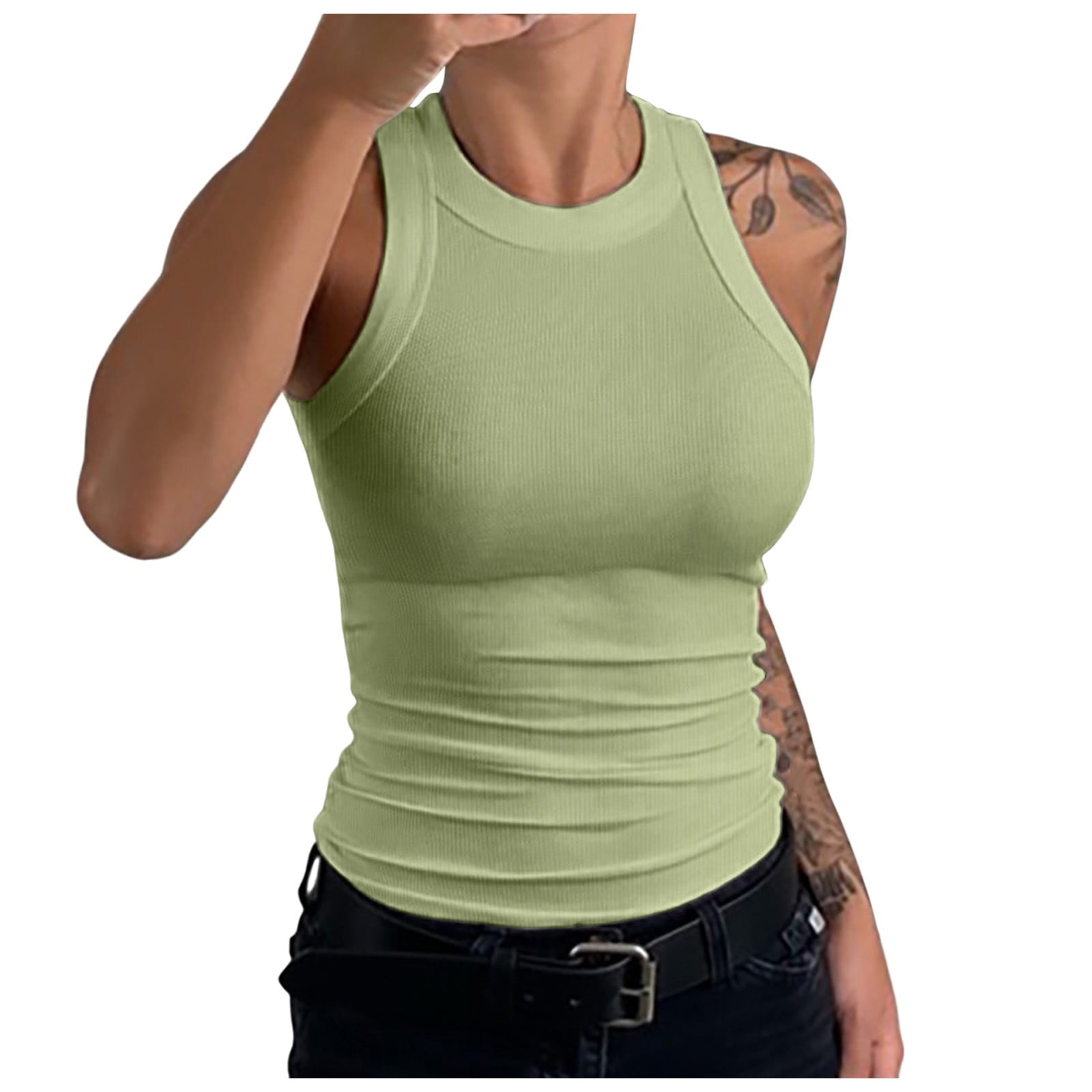 ERkkoi Casual Tank Top For Women Spring Tops 2025 Trendy Strap Sexy ...