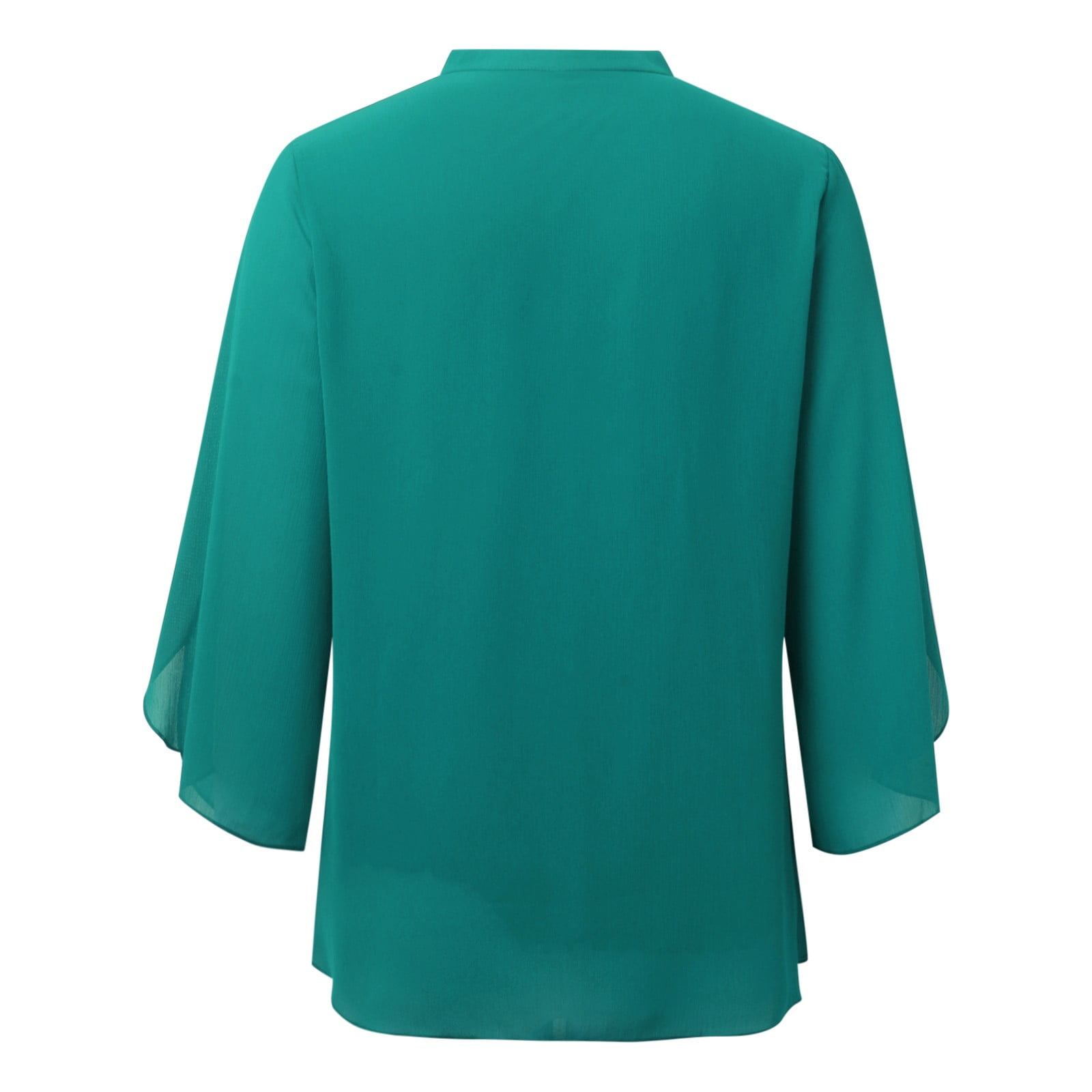 ERkkoi Cute Summer Tops For Women 2025 Trendy Casual Dressy Ruffle 3/4 ...