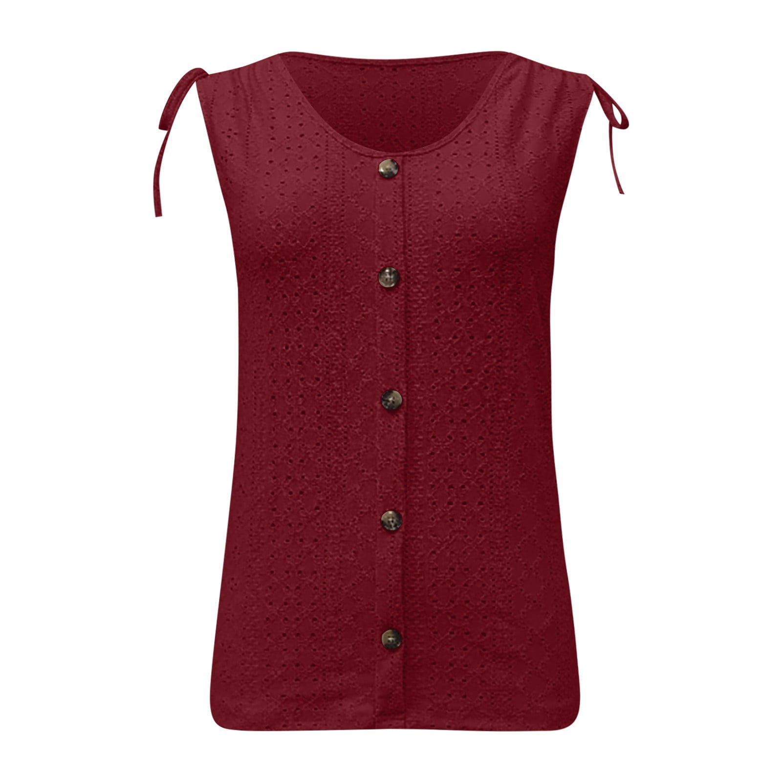 ERkkoi Cute Summer Tops For Women 2025 Trendy Casual Sexy Solid Color U ...