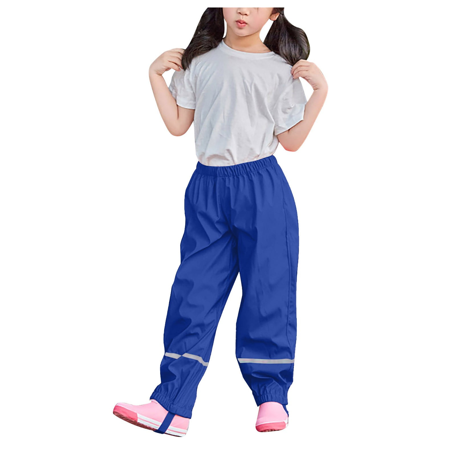 ERkkoi Unisex Kids rain Pants Children,Waterproof and Windproof rain ...