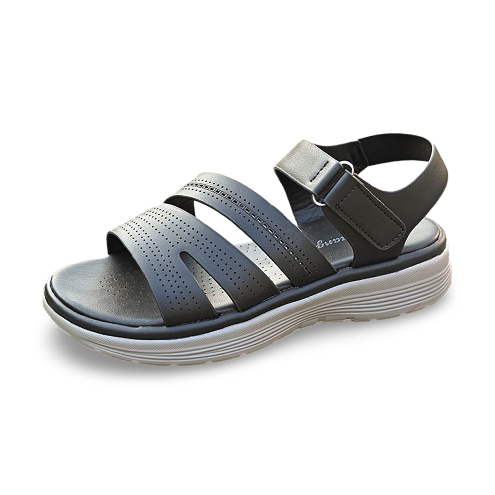 ERkkoi Womens Walking Sandals Comfortable Air Cushioned Support Ankle ...