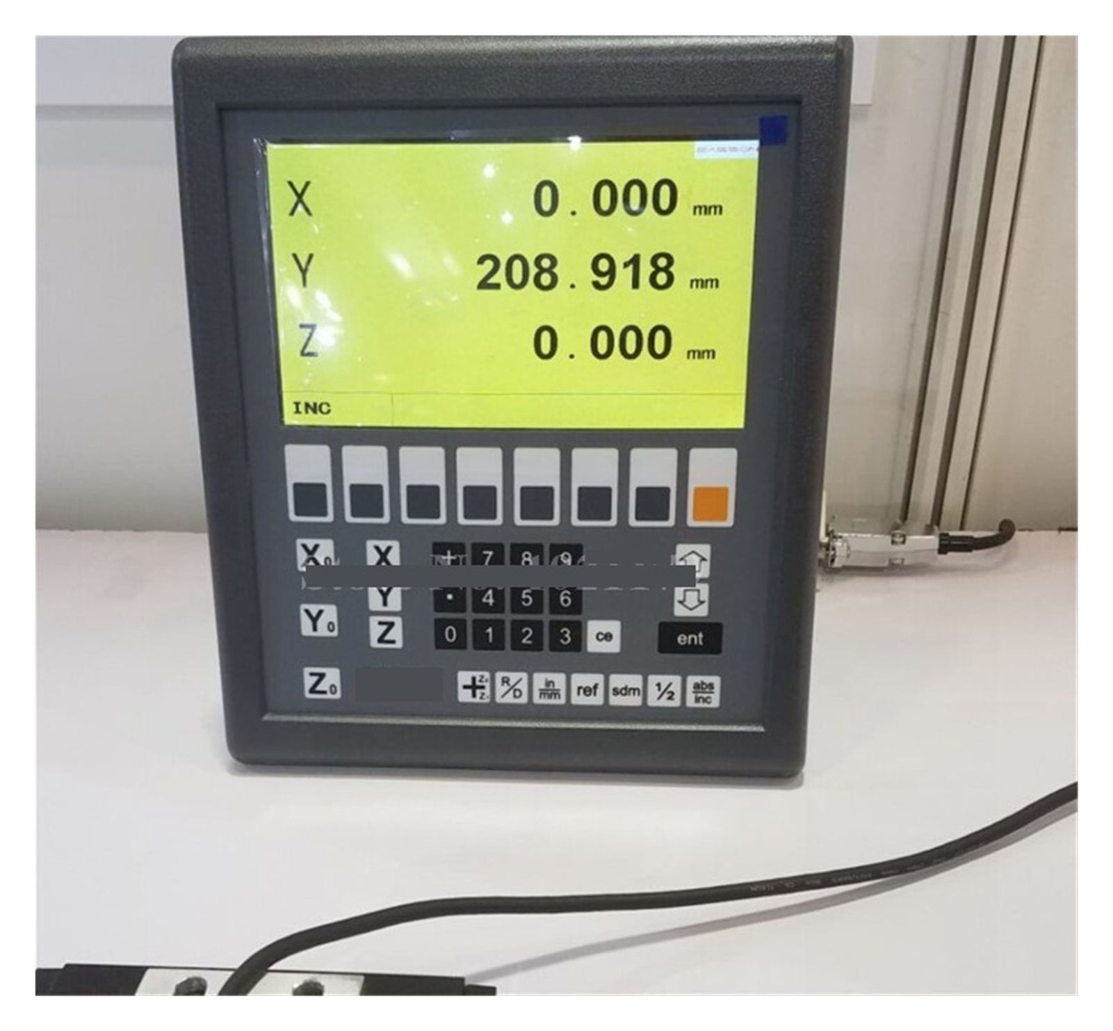 ES-12B 3 Axis Digital Readout Mill Lathe 3 Axis System And 3 Pieces ...