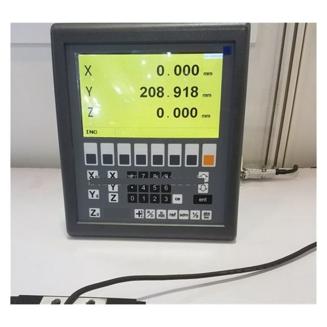 ES-12B 3 Axis Digital Readout Mill Lathe 3 Axis System And 3 Pieces ...