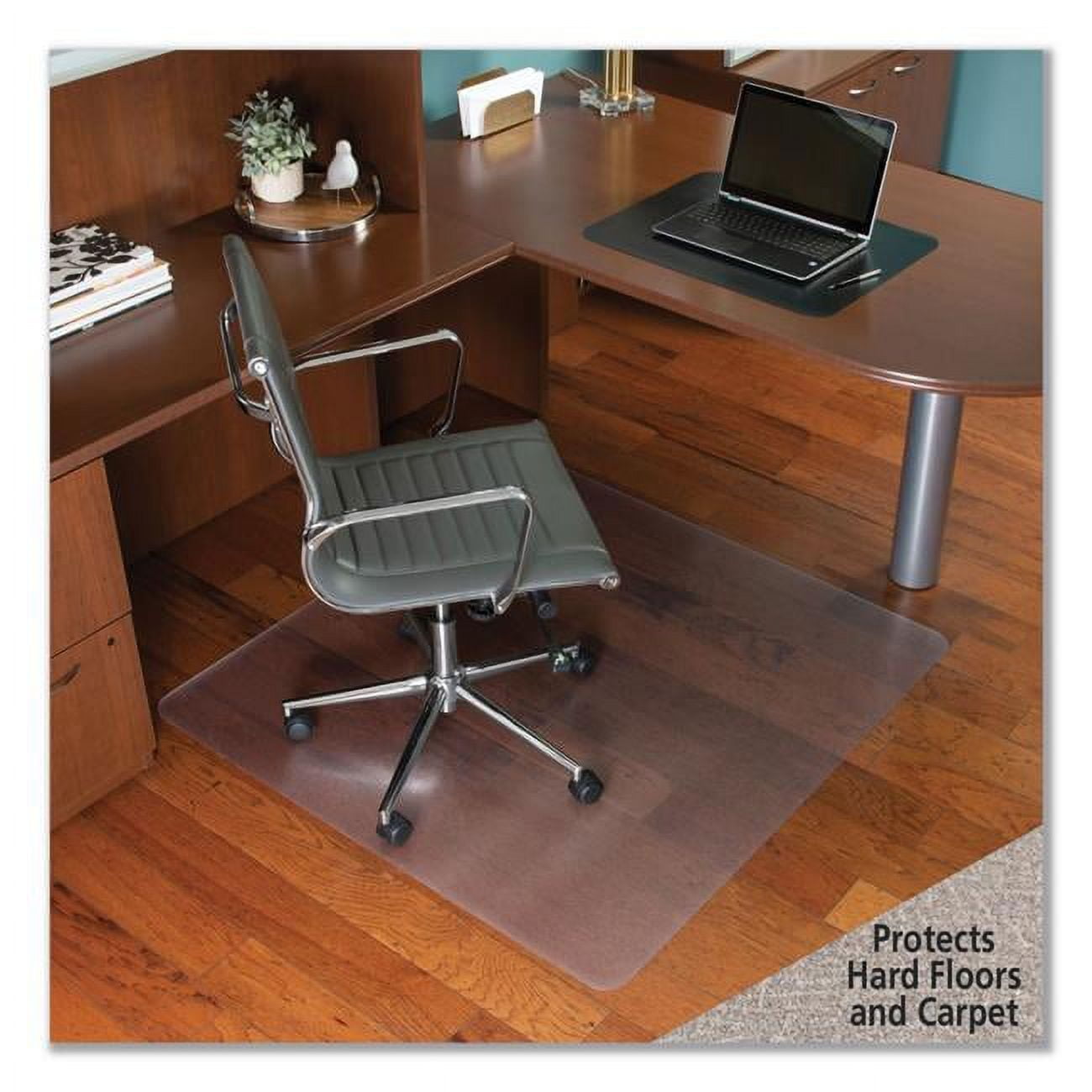 ES Robbins 121442 46 in. x 48 in. Floor+Mate for Hard Floor to Medium ...