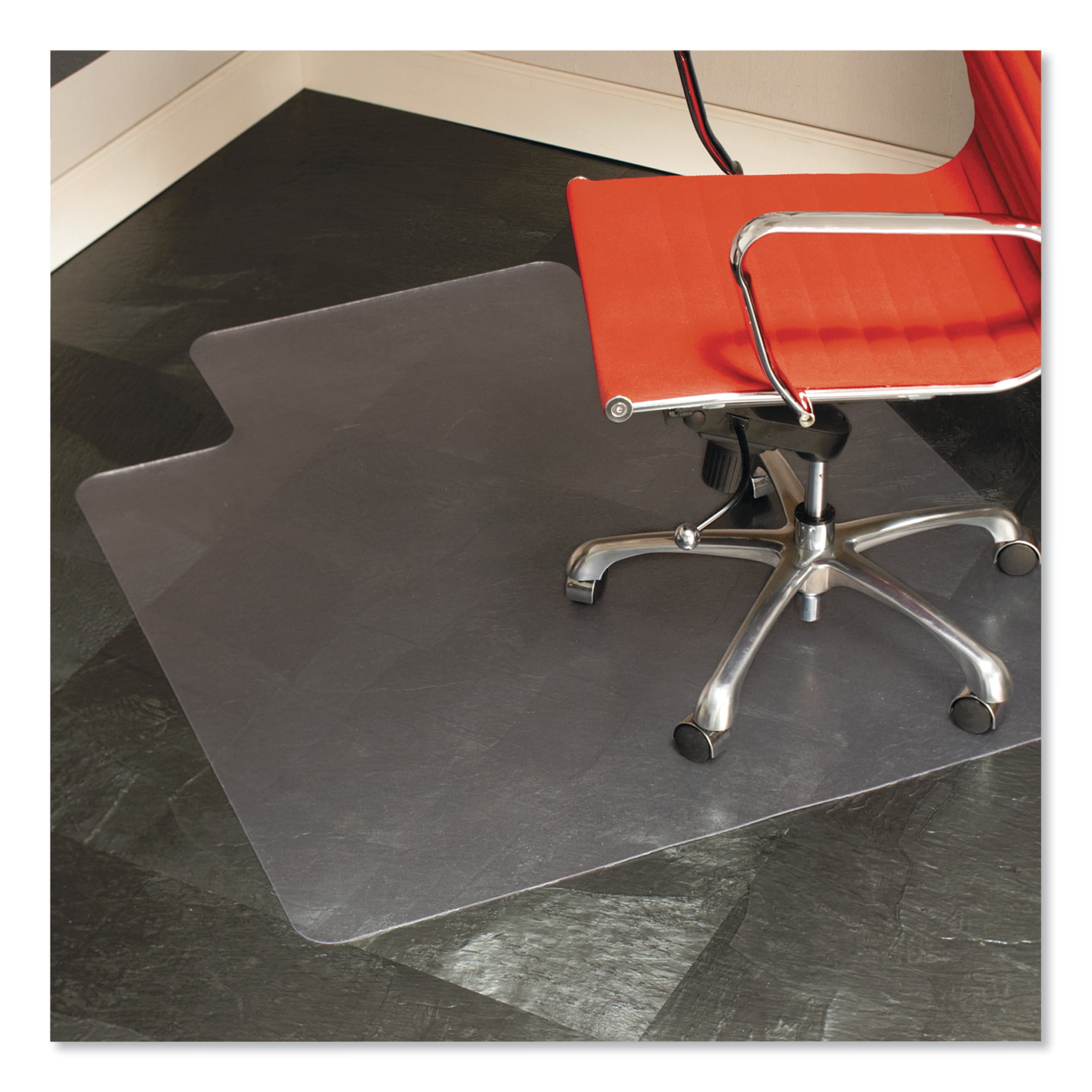 ES Robbins Multi-Task Series 45 x 53 Chair Mat for Hard Floor ...