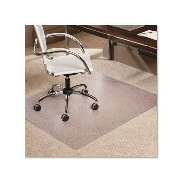 ES Robbins Office Plastic Floor Chair Mat, 46 x 60, for Low Pile Carpet ...