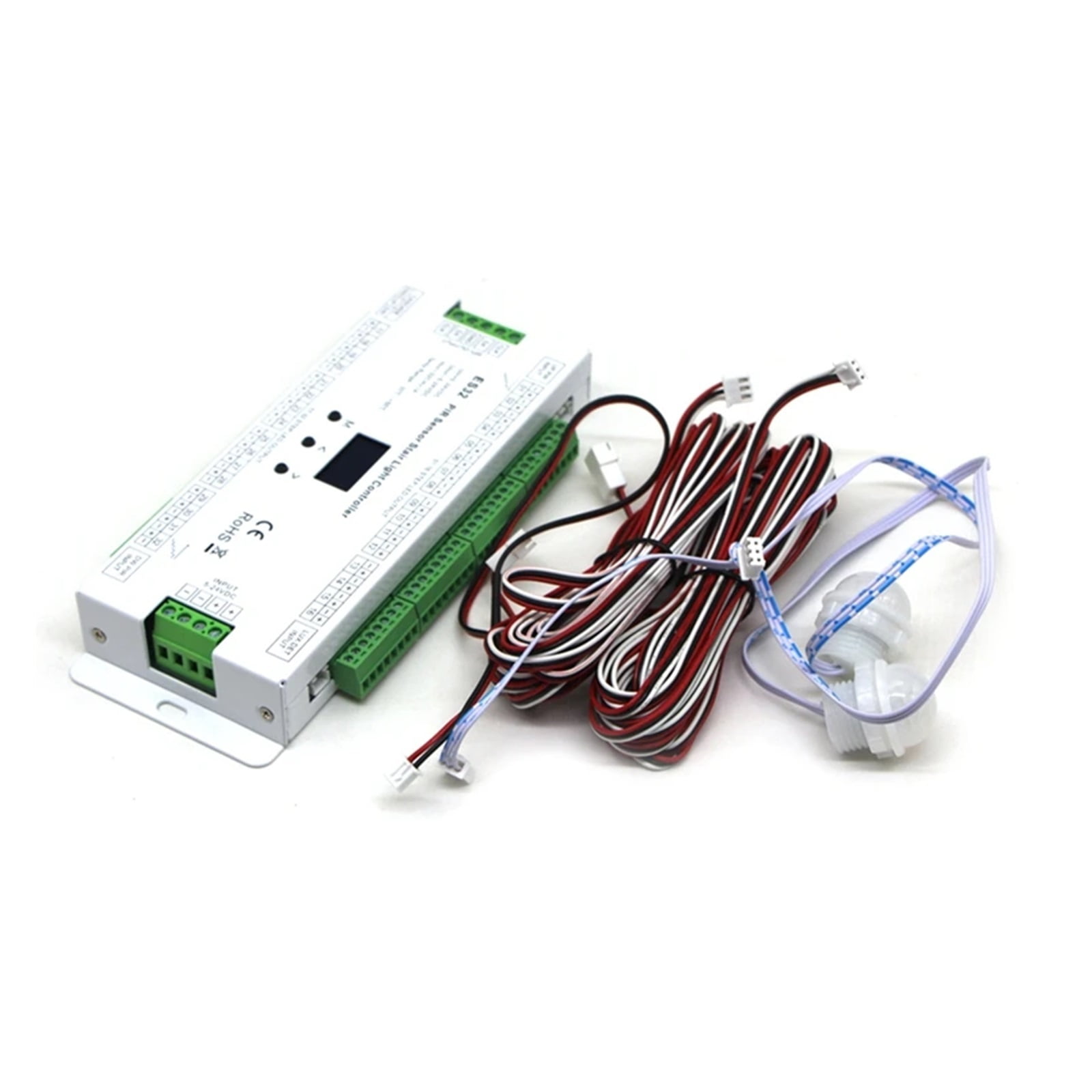 ES32 Stair Controller PIR Sensor 32CH Single Color 2CH RGB Pixel SPI ...