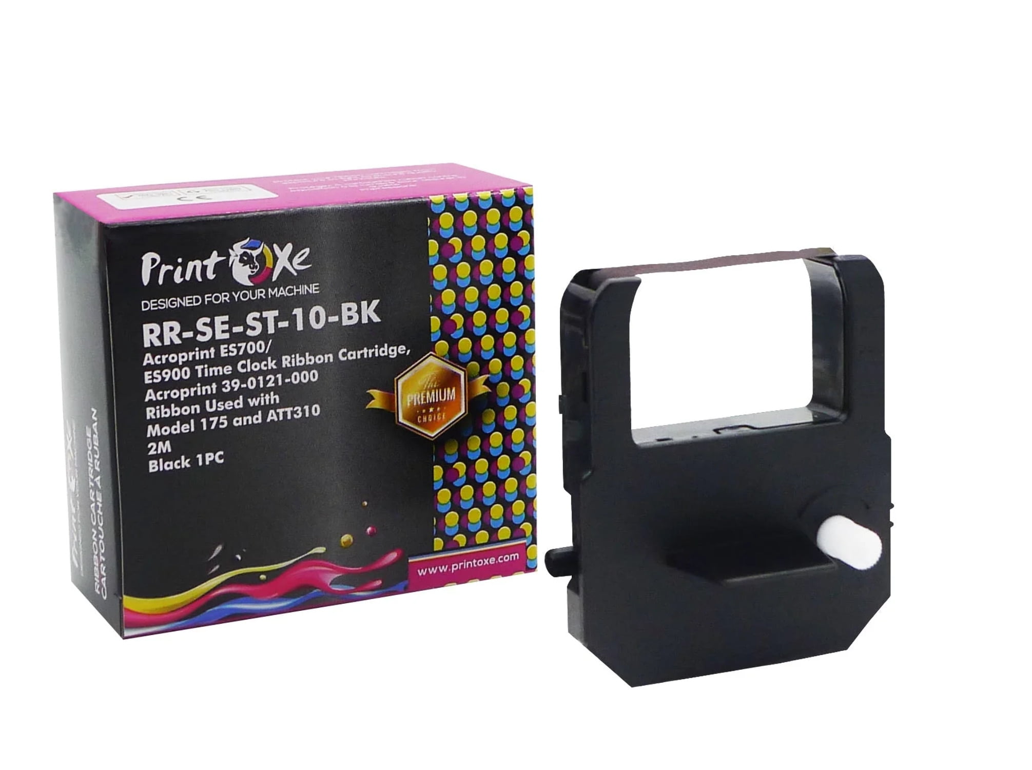 ES700 / ES900 Compatible 6 PK Acroprint Time Clock Ribbons Black / Red ...