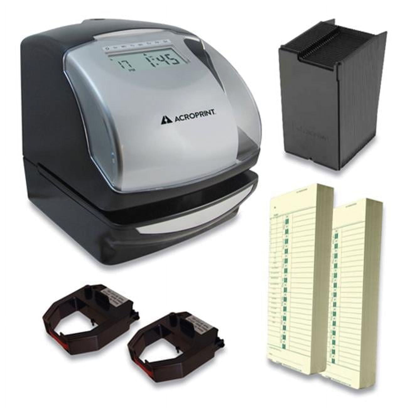ES900 Time Clock Bundle - Black & Silver - Walmart.com