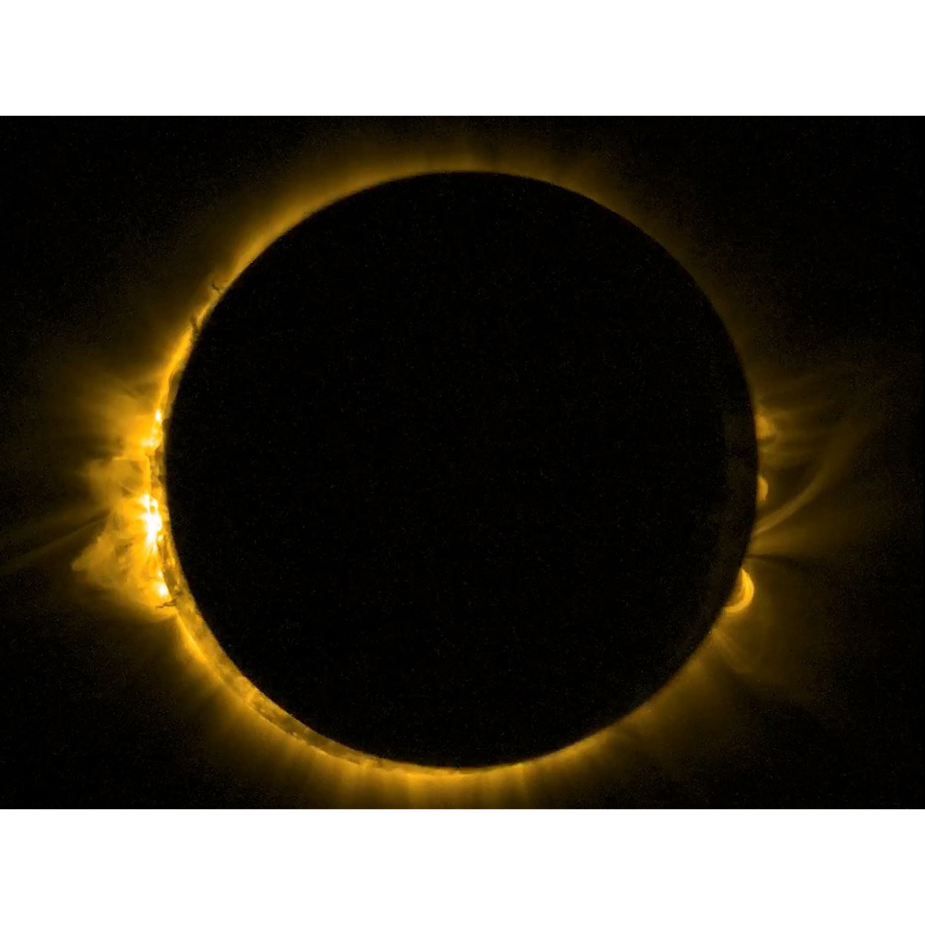 ESA PROBA-2 View of Europe's Solar Eclipse Extra Large XL Wall Art Poster Print - Walmart.com