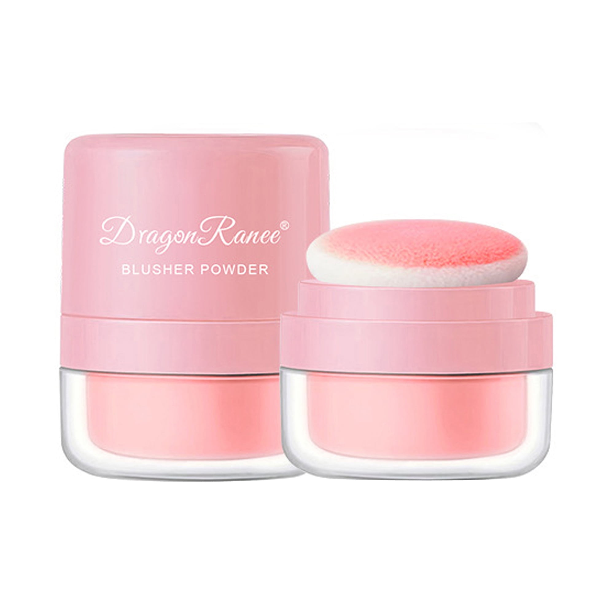 ESASSALY Air Cushion Blush Matte Blush Powder with Makeup Sponge Mirror ...