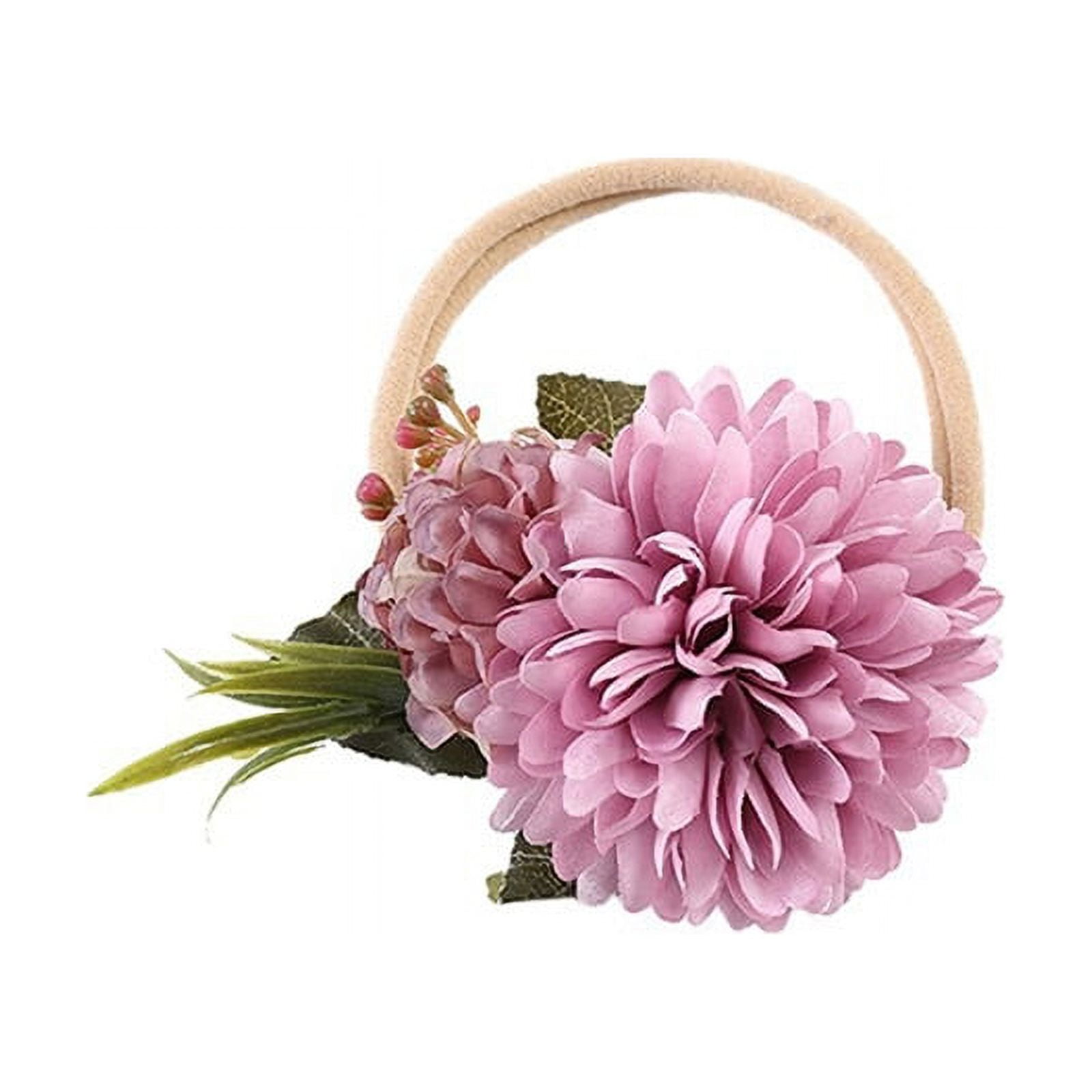 ESASSALY Baby Girl Flower Headbands Set Elastic Flower Hair Band ...