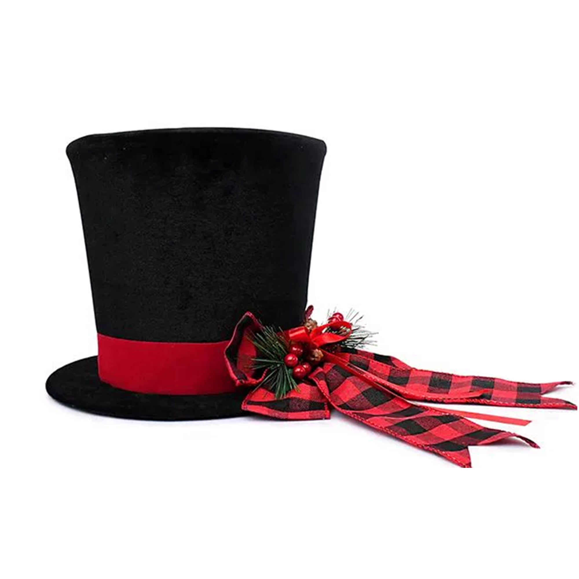 ESASSALY Christmas Tree Topper Hat Classic Snowman Elf Tree Topper ...