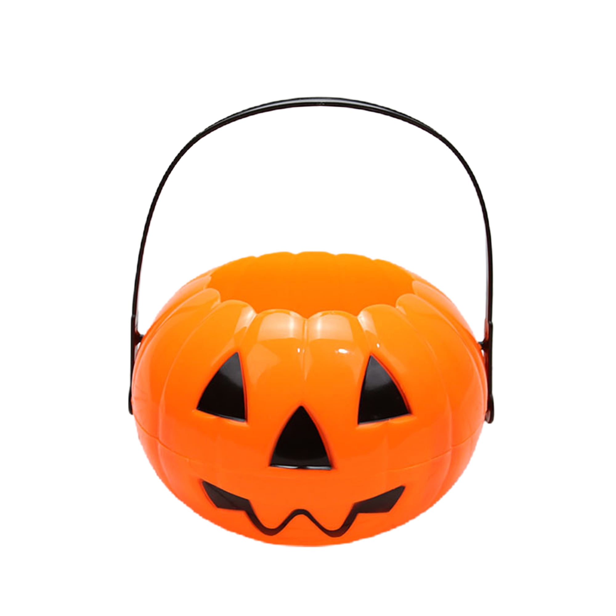 ESASSALY Halloween Trick or Treat Buckets Light Up Pumpkin Candy ...