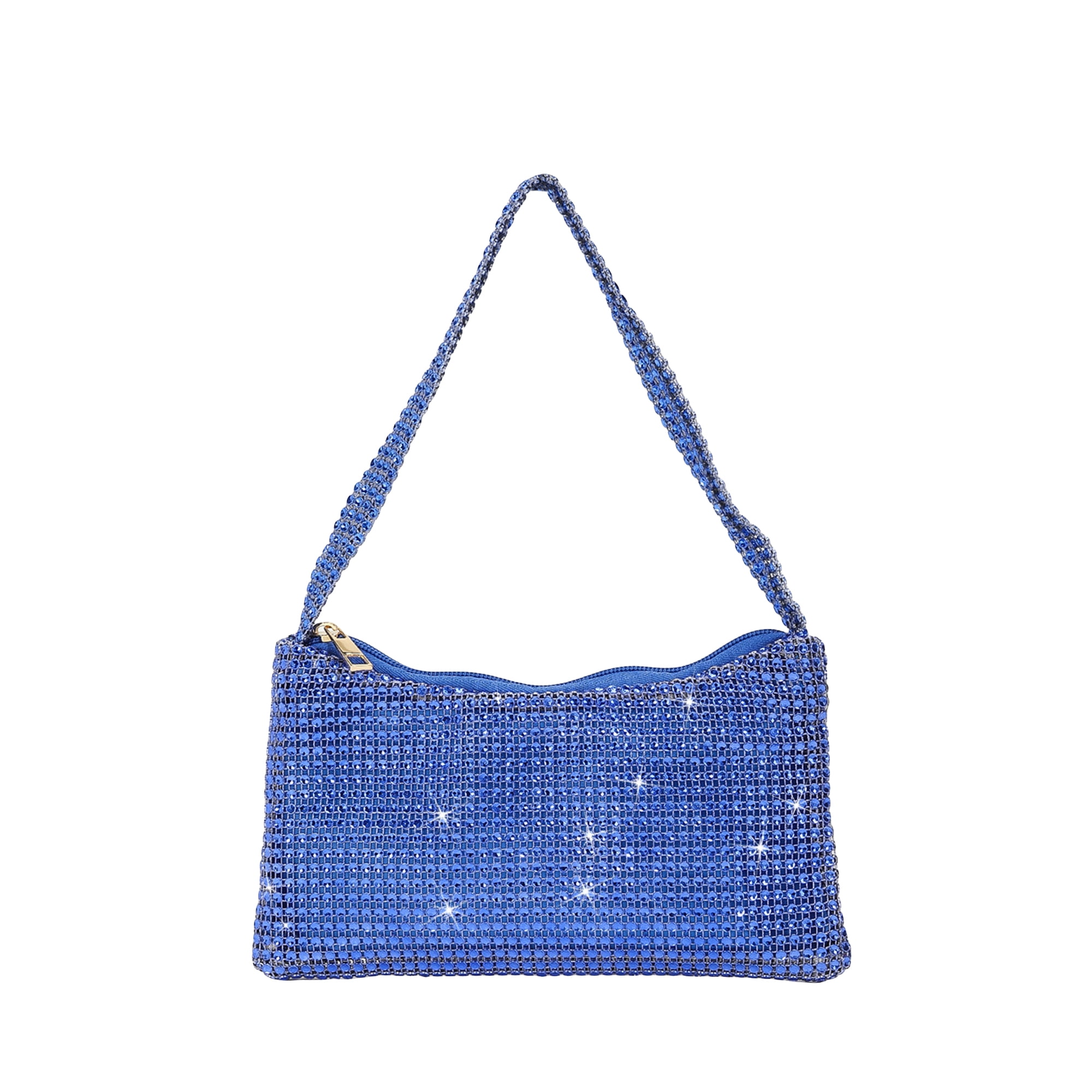 ESASSALY Rhinestone Evening Bag Bling Purse Underarm Bag Shoulder Bag ...