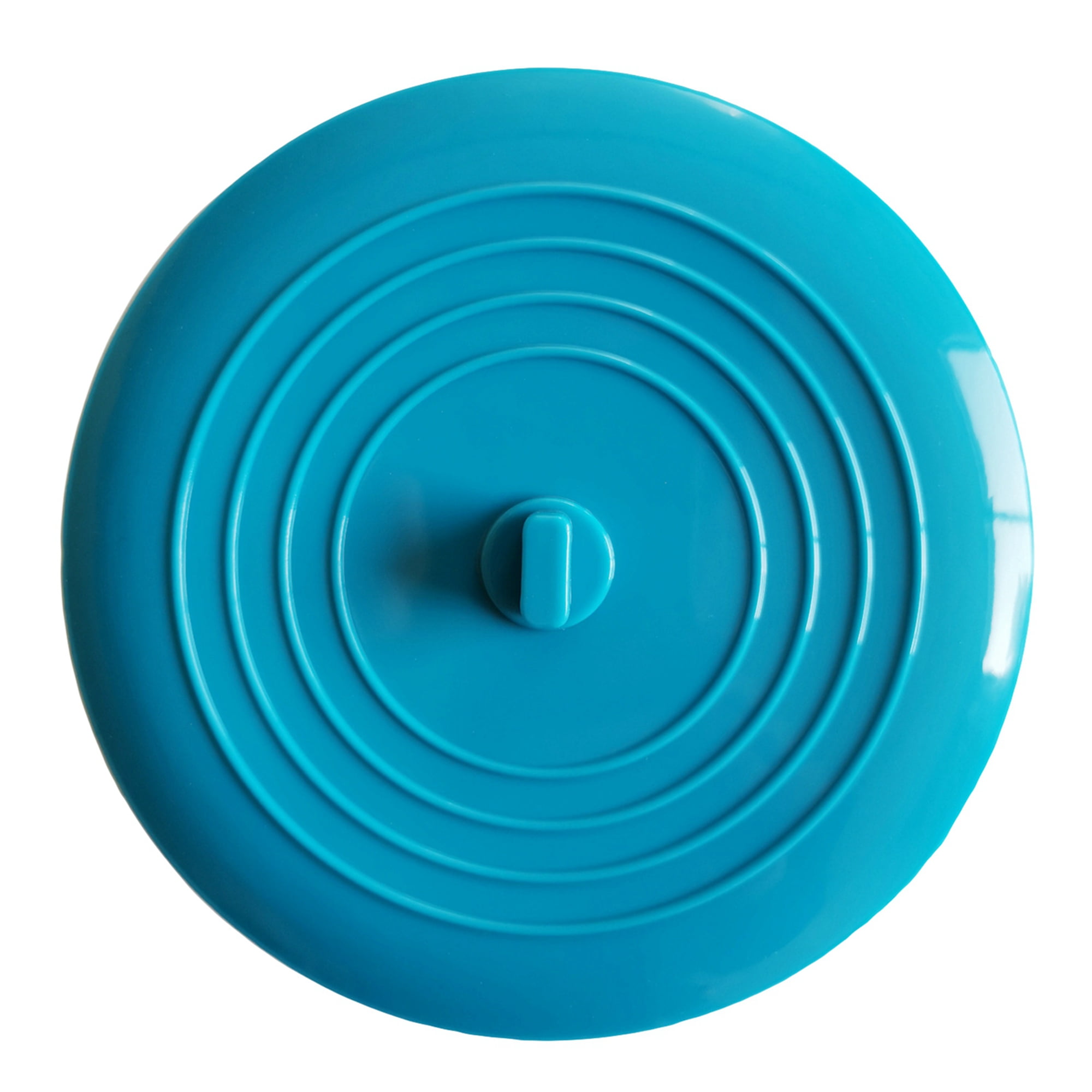 ESASSALY Silicone Bathtub Stopper 6-Inch Round Shape Floor Drain Cover ...