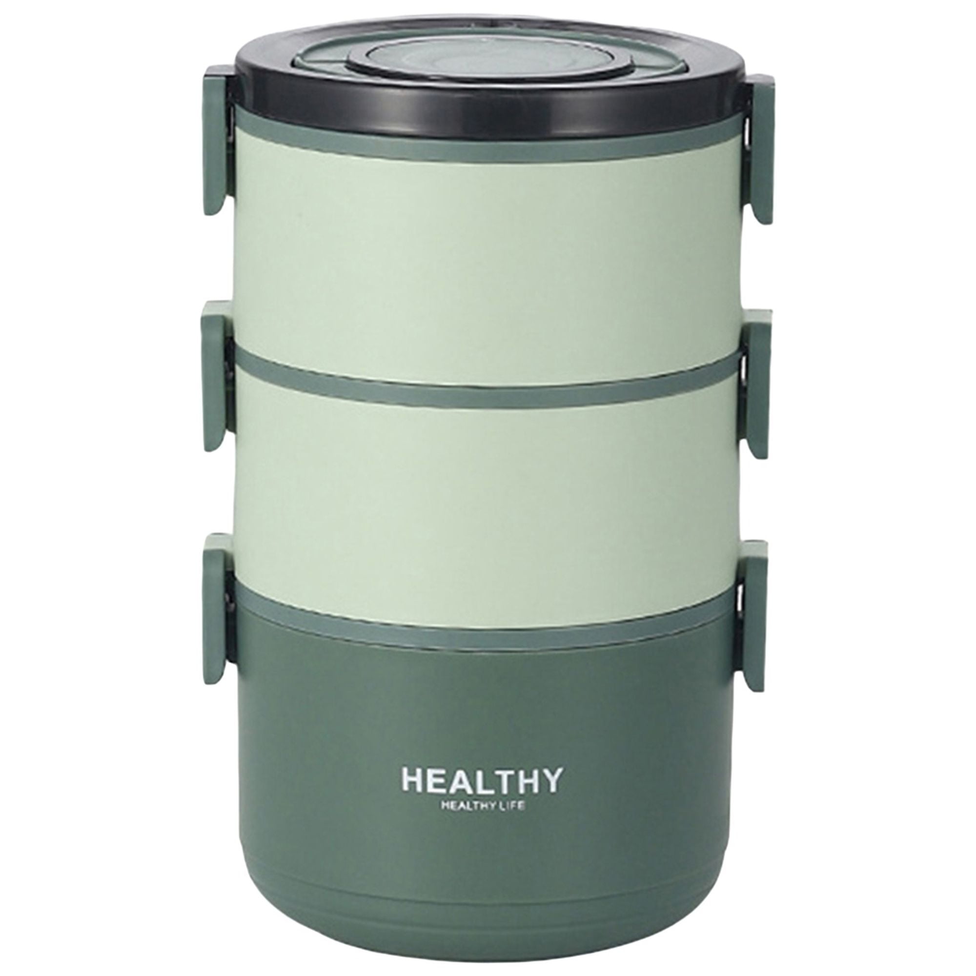 ESASSALY Stainless Steel Thermal Compartment Lunch Box 2/3-Tier ...