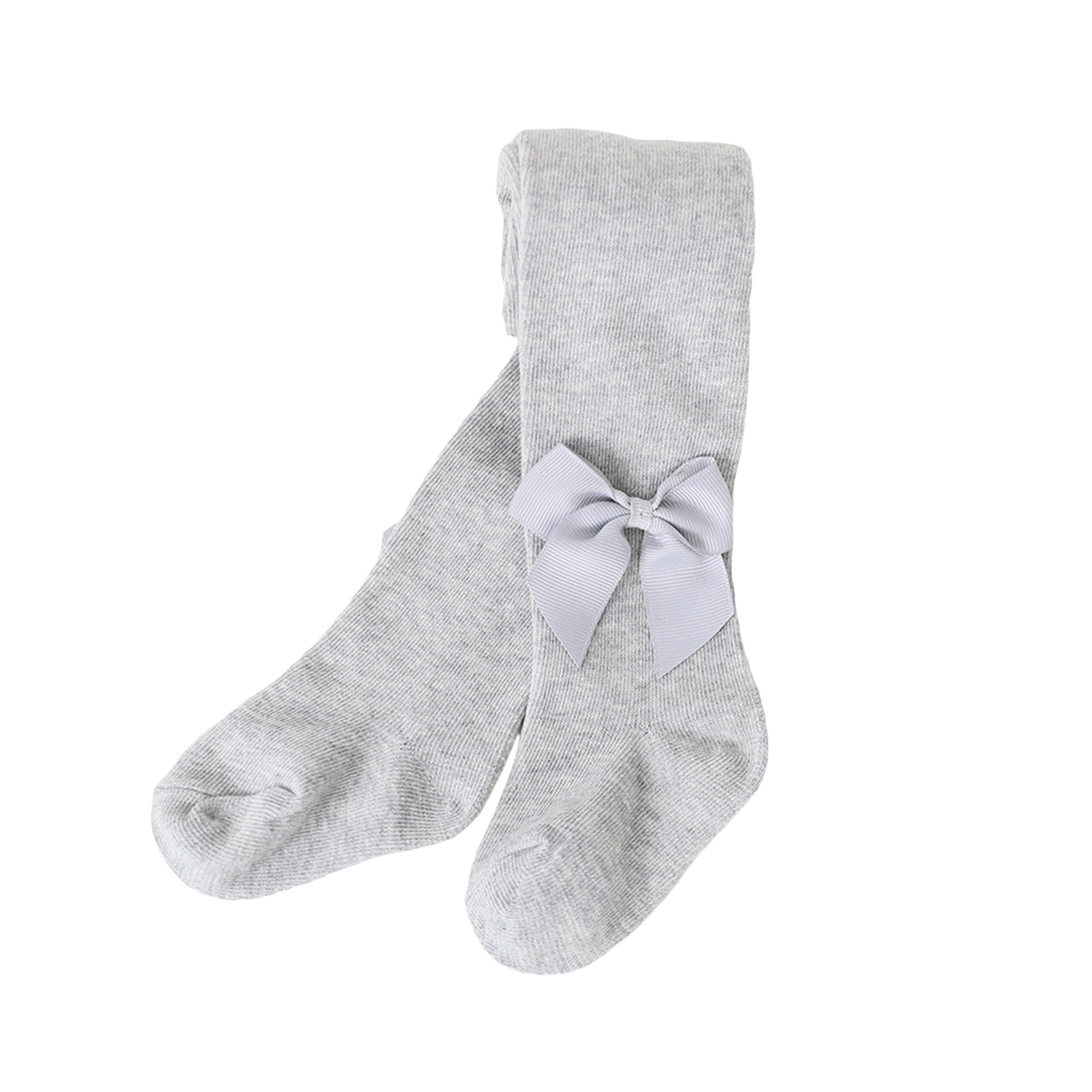 ESASSALY Toddler Kids Girls Stockings Solid Color Cute Bowknot Princess ...