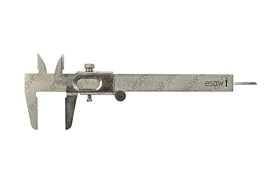 ESAW Vernier Caliper with Fine Wheel Measurement (Economic) 125mm/ 12 ...