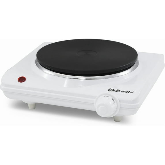 ESB-301F Countertop Single Cast Iron Burner, 1000 Watts Electric Hot ...