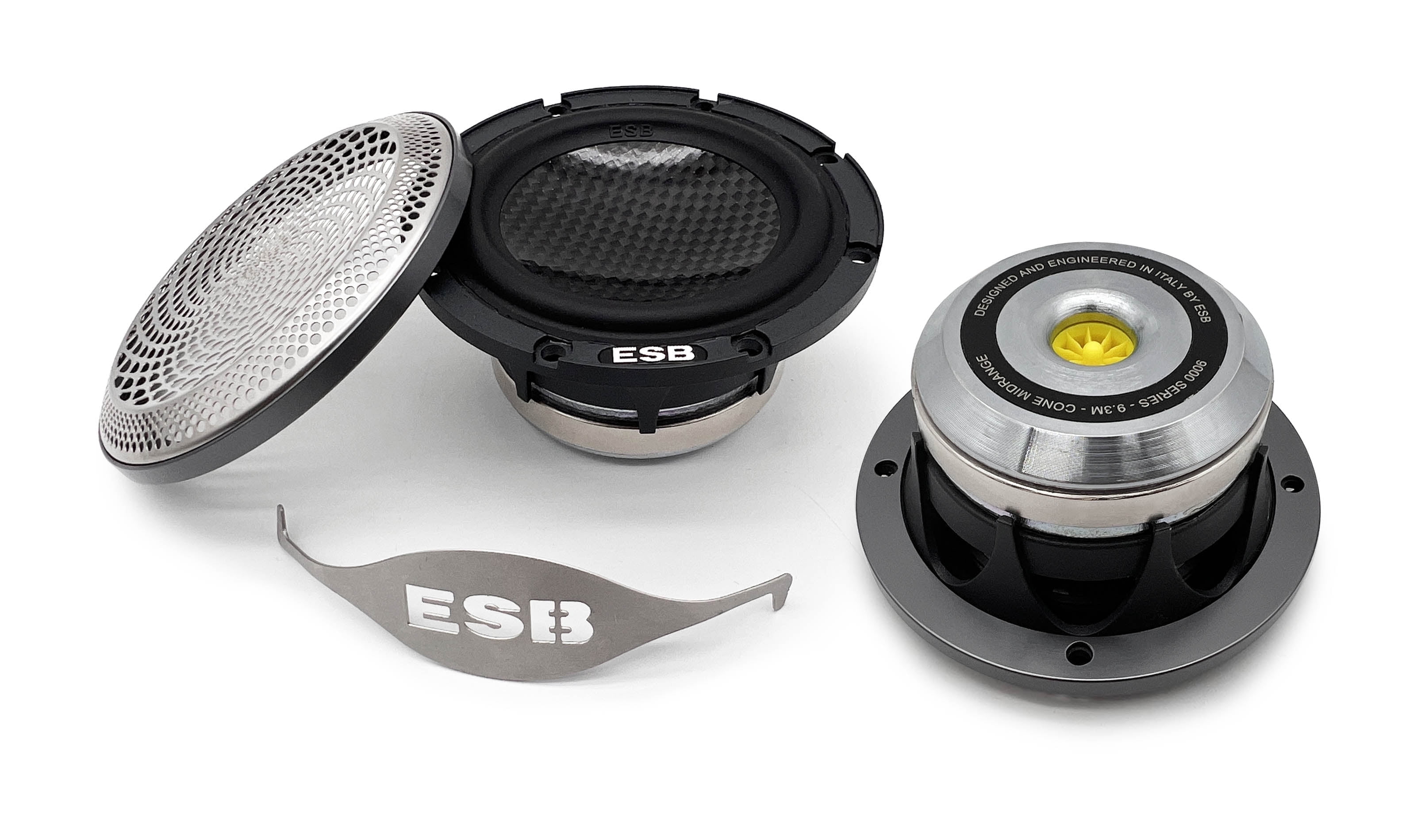 ESB 9000 Series 9.3M One-way 3" Midrange Car Speakers, 1 Piece, 220W ...