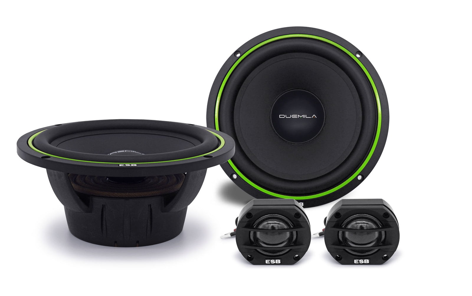 ESB 2000 Series 2.6K2 - Two-way 6.5" Car Audio Component Speaker Set ...