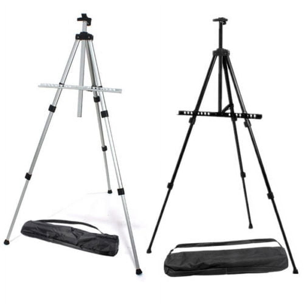 ESC ® Aluminum Field Art Easel 1/4/10X Silver / Black Light Weight ...