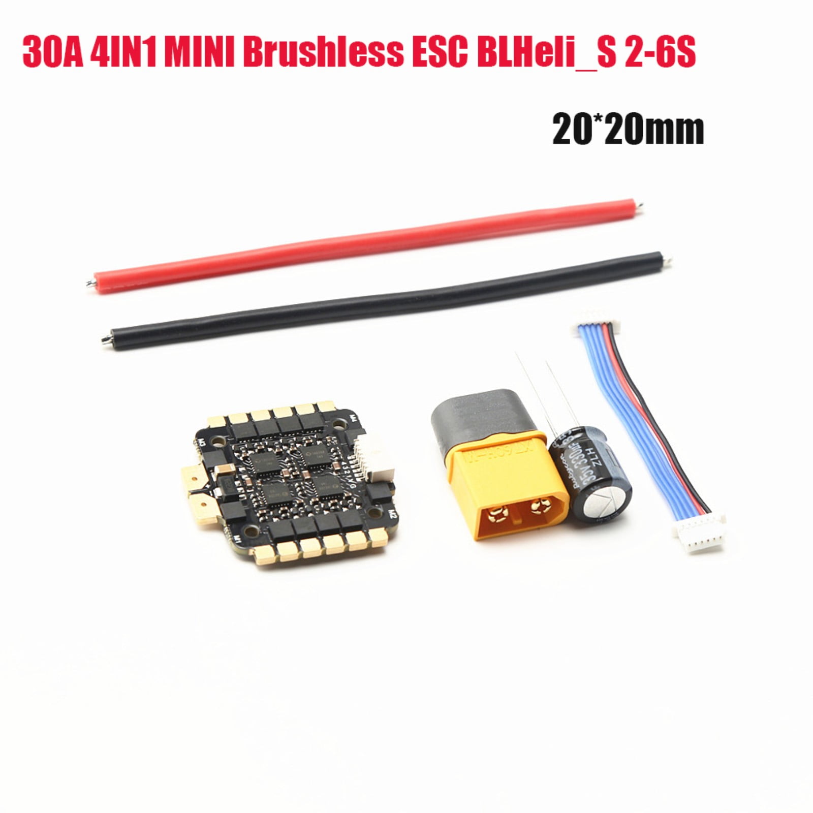 ESC,Bec 30a 4in1 5v Blheli_s Special 2-6s Bec Esc Buzhi 30a 4in1 Bec ...