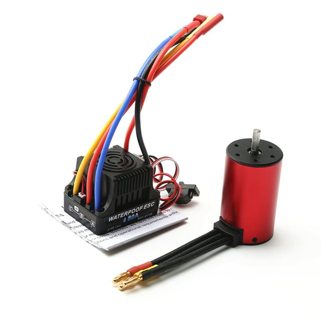 ESC,Eryue 80a Esc Waterproof Motor S3660 1/8/ 1/10 3800kv Motor Car ...