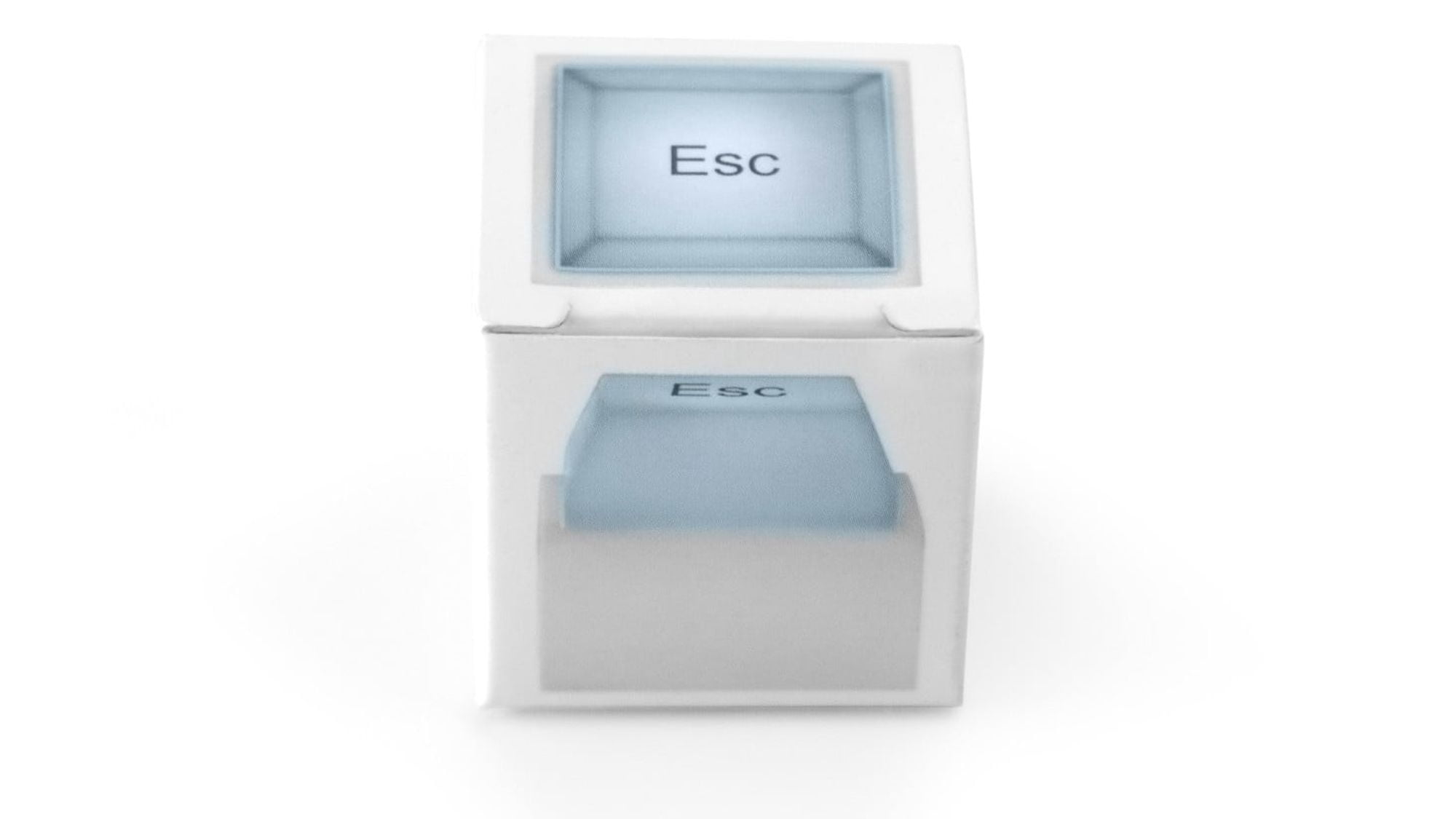 ESC Keyboard Button to Illuminate Your Way with Untarnished Keychain ...