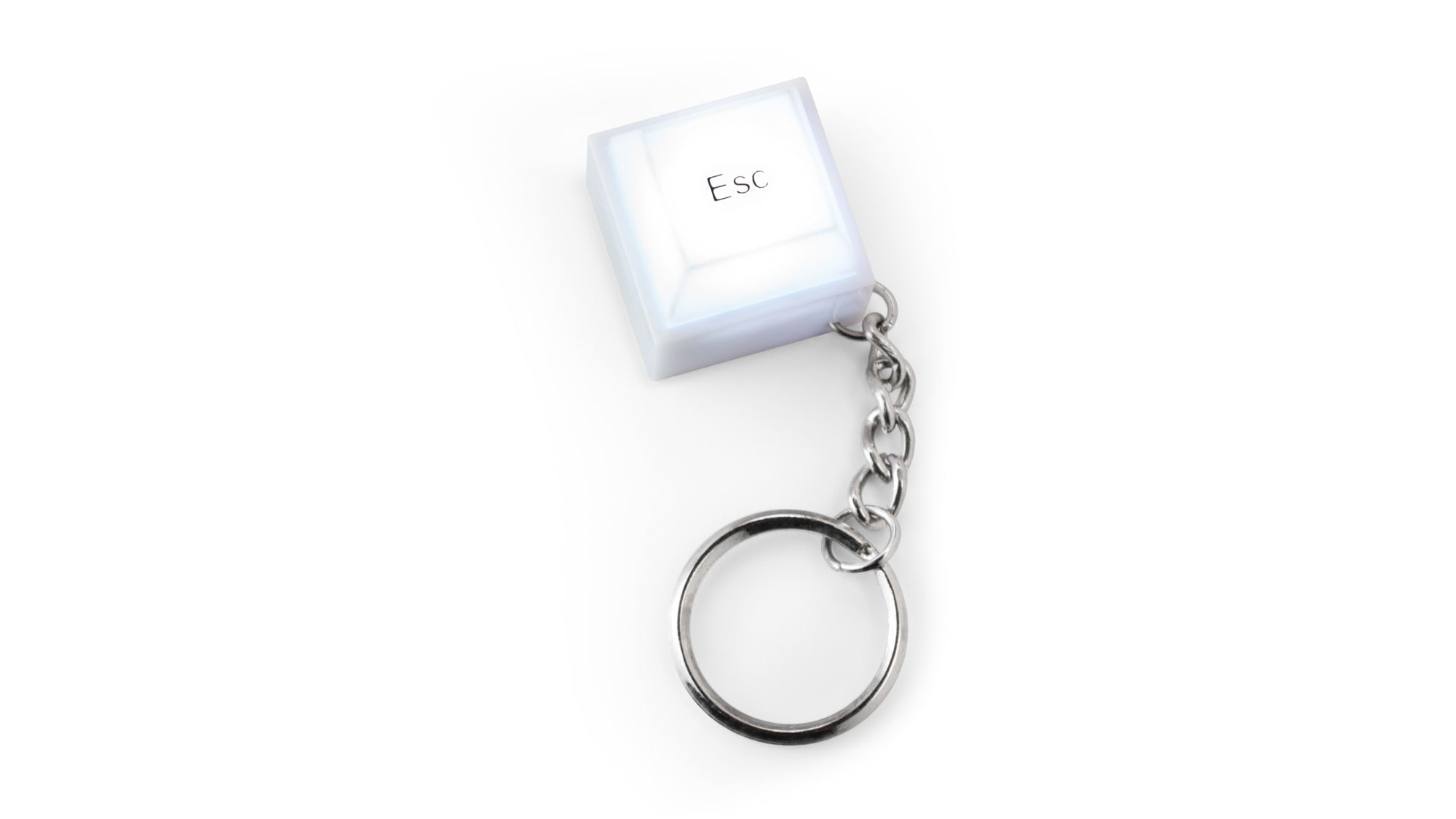 ESC Keyboard Stainless Keychain for Budget Friendly with Light LED ...