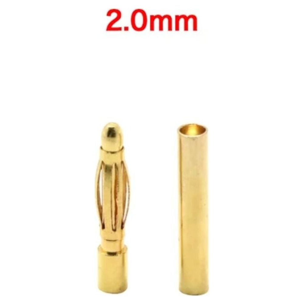 ESC Lipo RC Battery Plugs 2mm 3mm 3.5mm 4mm RC Battery Parts High ...