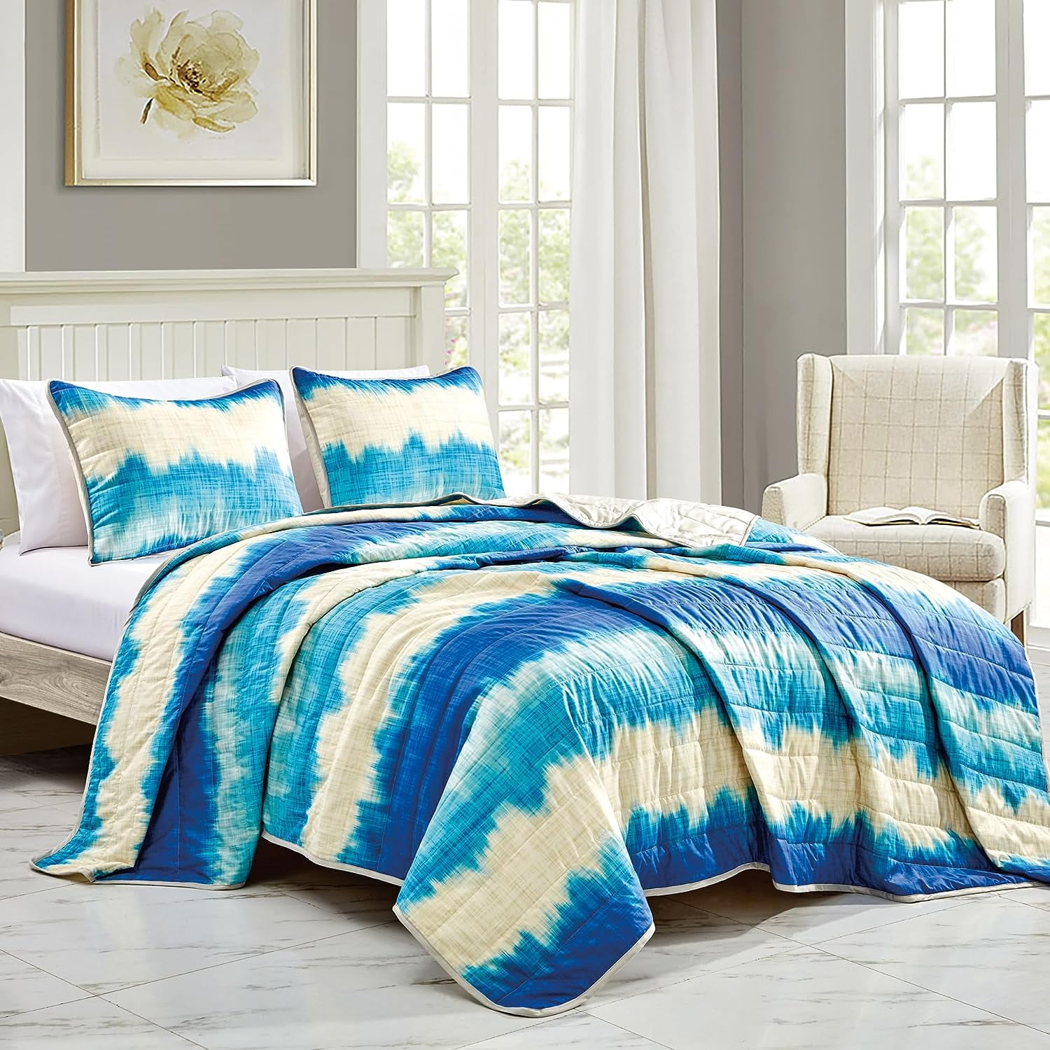 ESCA Elope Luxury 3 Piece Bedspread Queen - Walmart.com