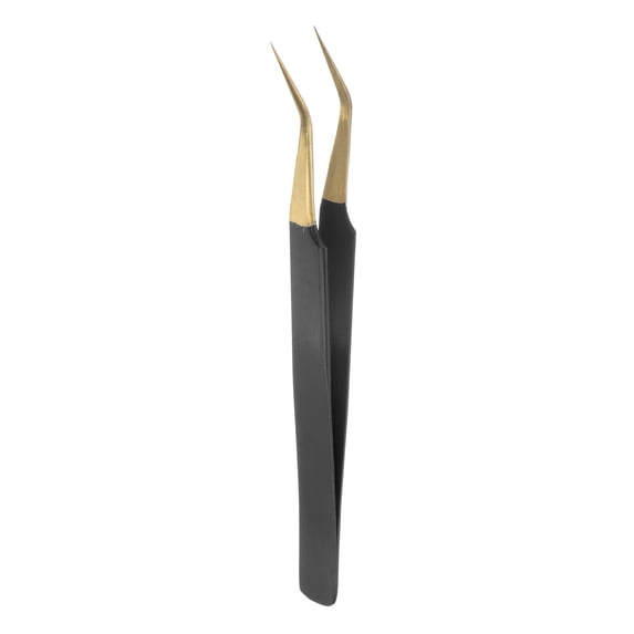 ESD-15 Precision Technology Tweezers Stainless Steel Curved Industrial ...