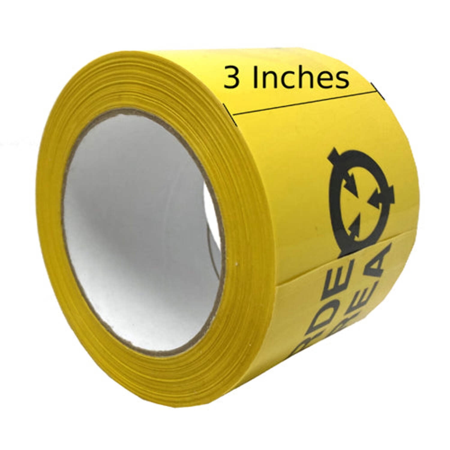 ESD Aisle Marking Warning Tape - Yellow - Walmart.com