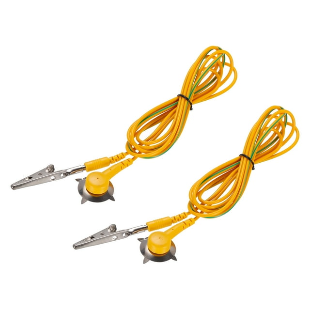 ESD Grounding Cable, 1.8m/71" Long AntiStatic Ground Cable Cord Clip ...