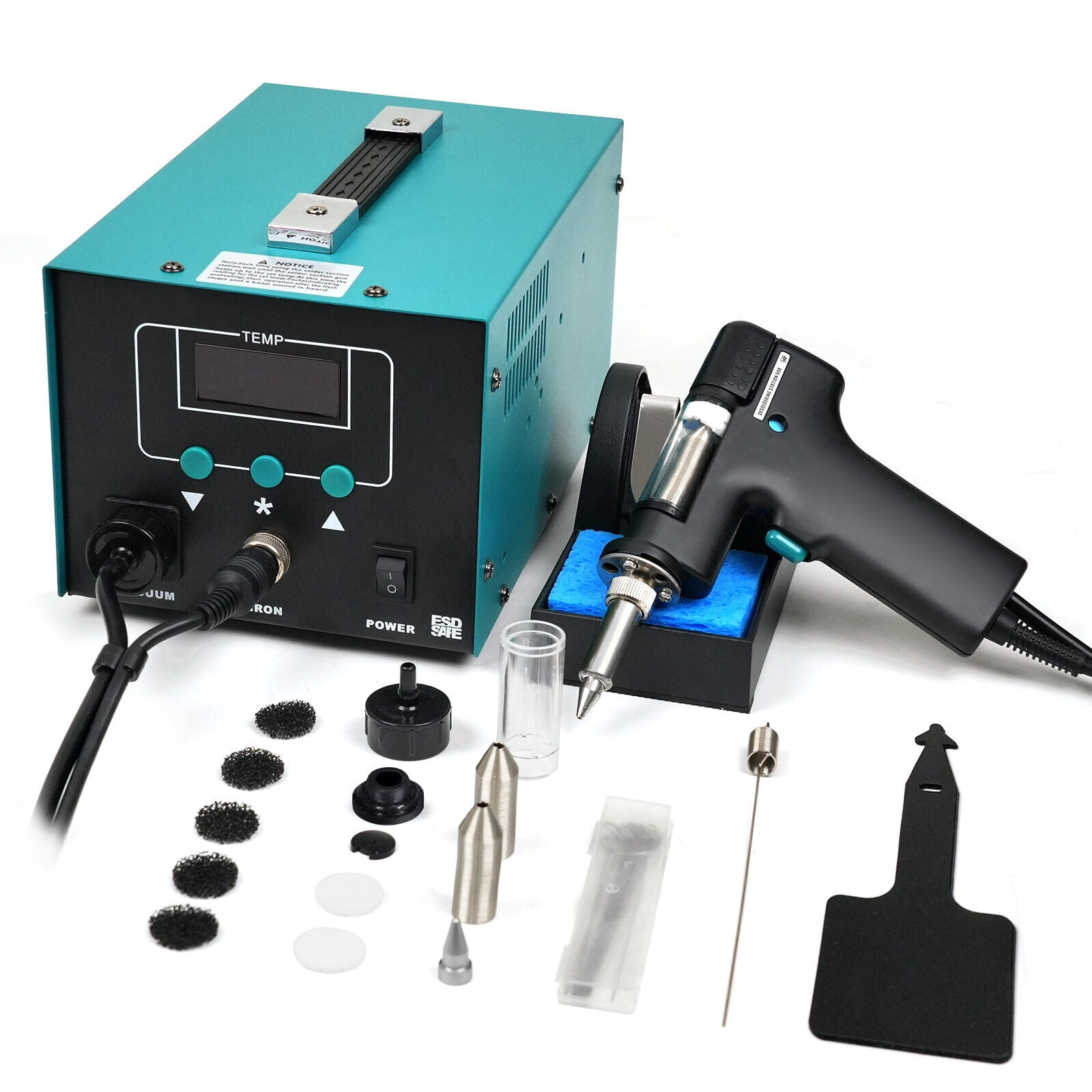 ESD Safe 90W Desoldering Station Kit Soldering Iron Suction Tin Gun ...